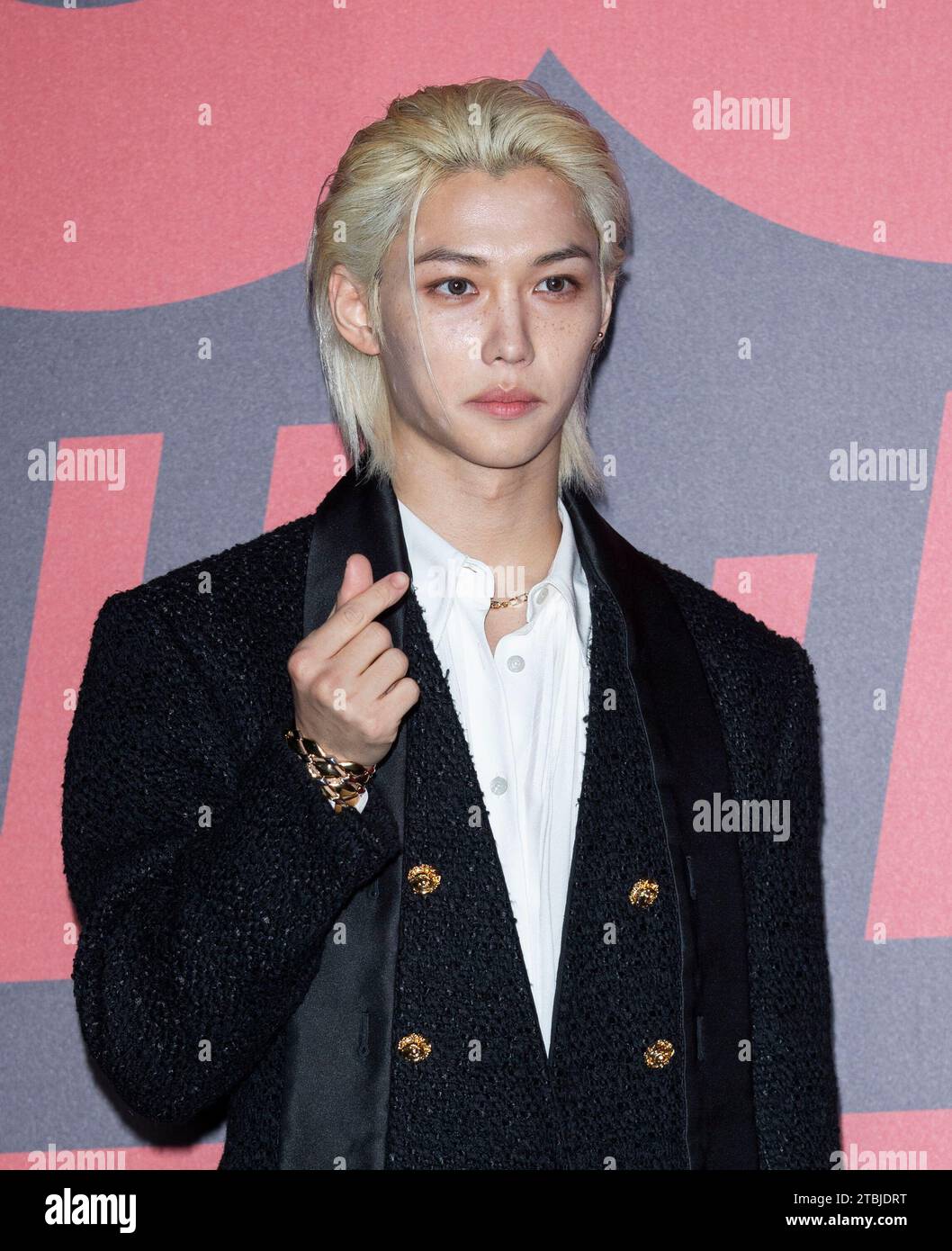 Seoul, South Korea. 7th Dec, 2023. Australian-South Korean rapper Felix ...