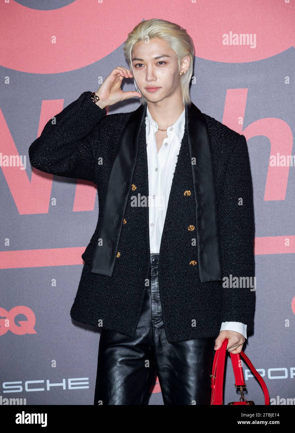 Seoul, South Korea. 7th Dec, 2023. Australian-South Korean rapper Felix ...