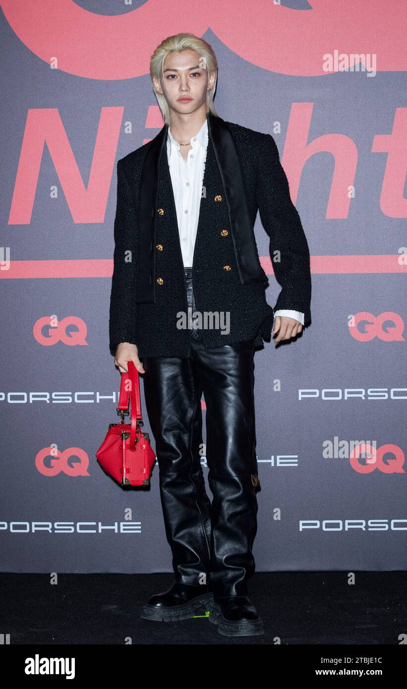 Seoul, South Korea. 7th Dec, 2023. Australian-South Korean rapper Felix ...