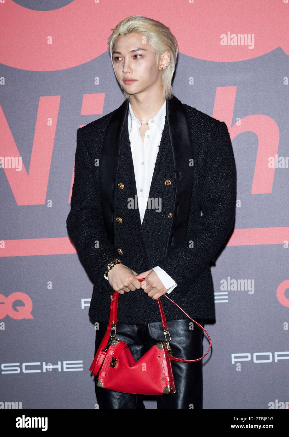 Seoul, South Korea. 7th Dec, 2023. Australian-South Korean rapper Felix ...