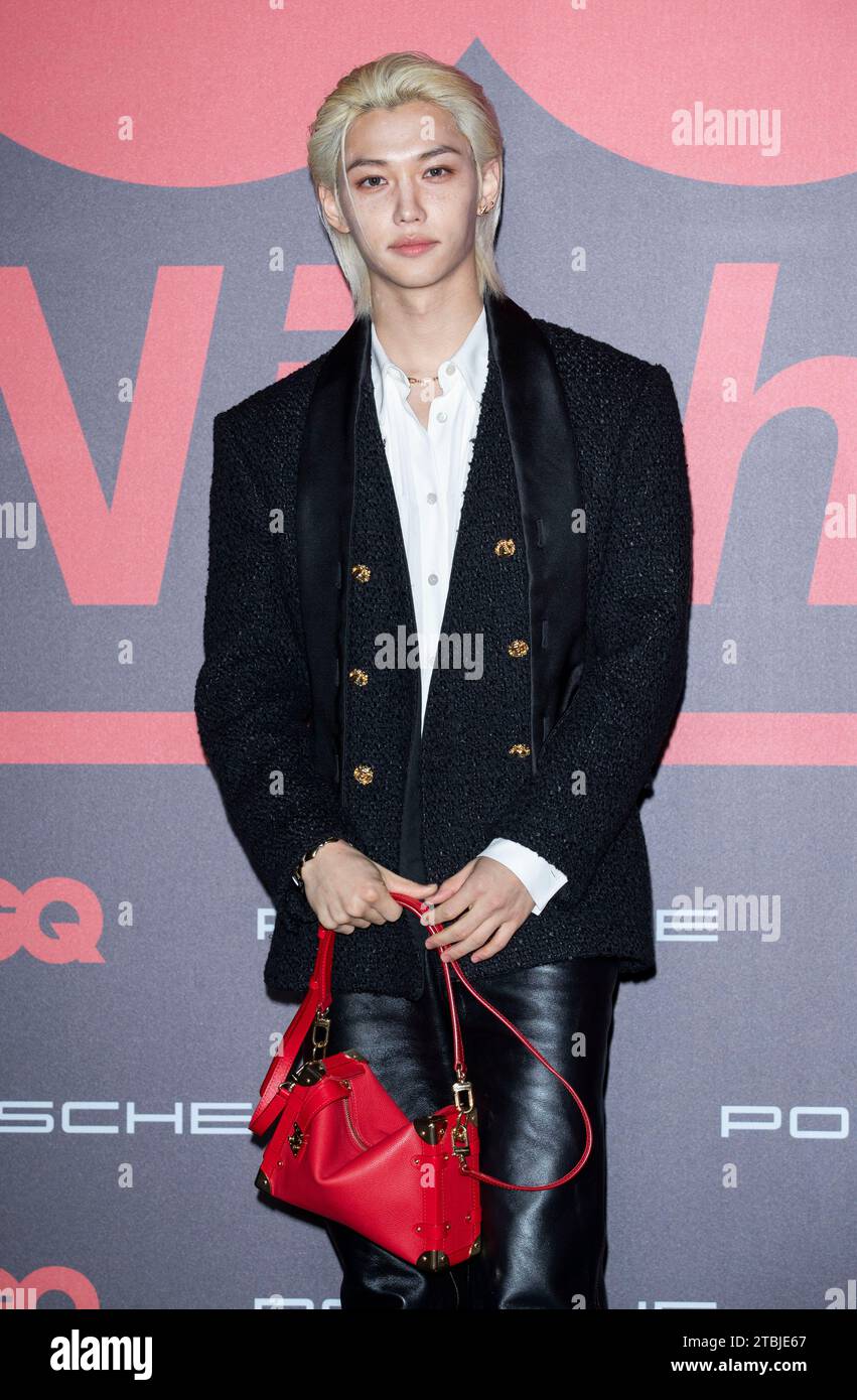 Seoul, South Korea. 7th Dec, 2023. Australian-South Korean rapper Felix ...