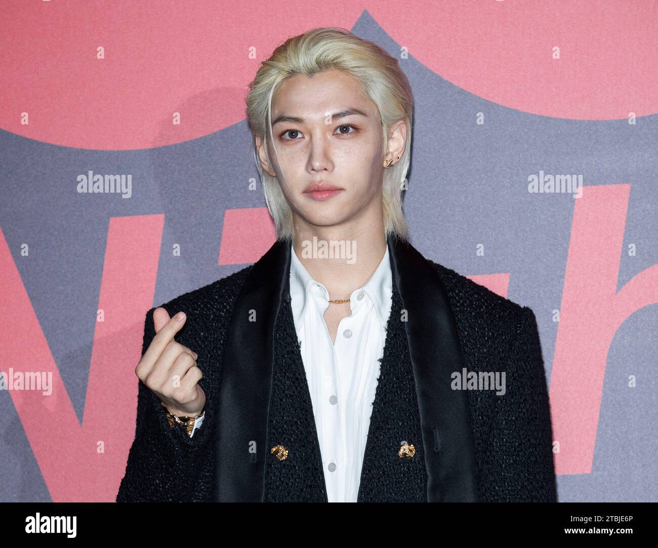 Seoul, South Korea. 7th Dec, 2023. Australian-South Korean rapper Felix ...