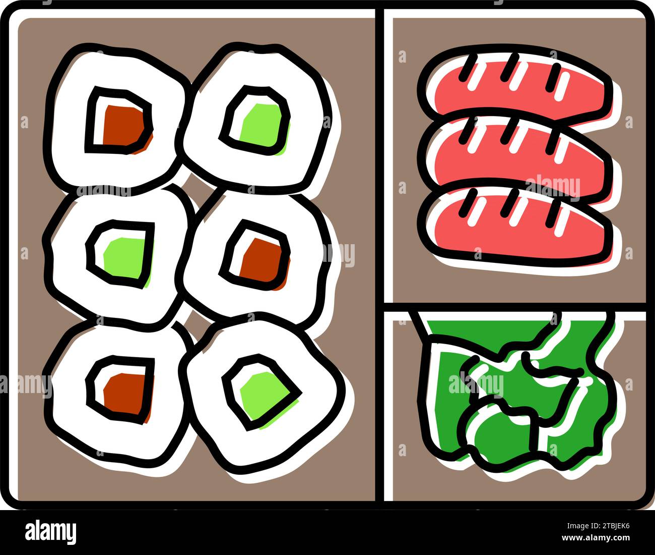 Bento box japan Stock Vector Images - Alamy