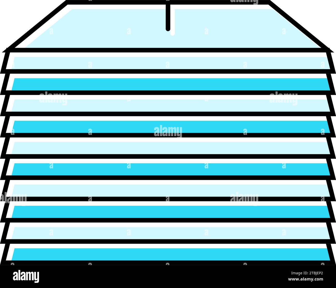 stack folded paper towels color icon vector illustration Stock Vector ...