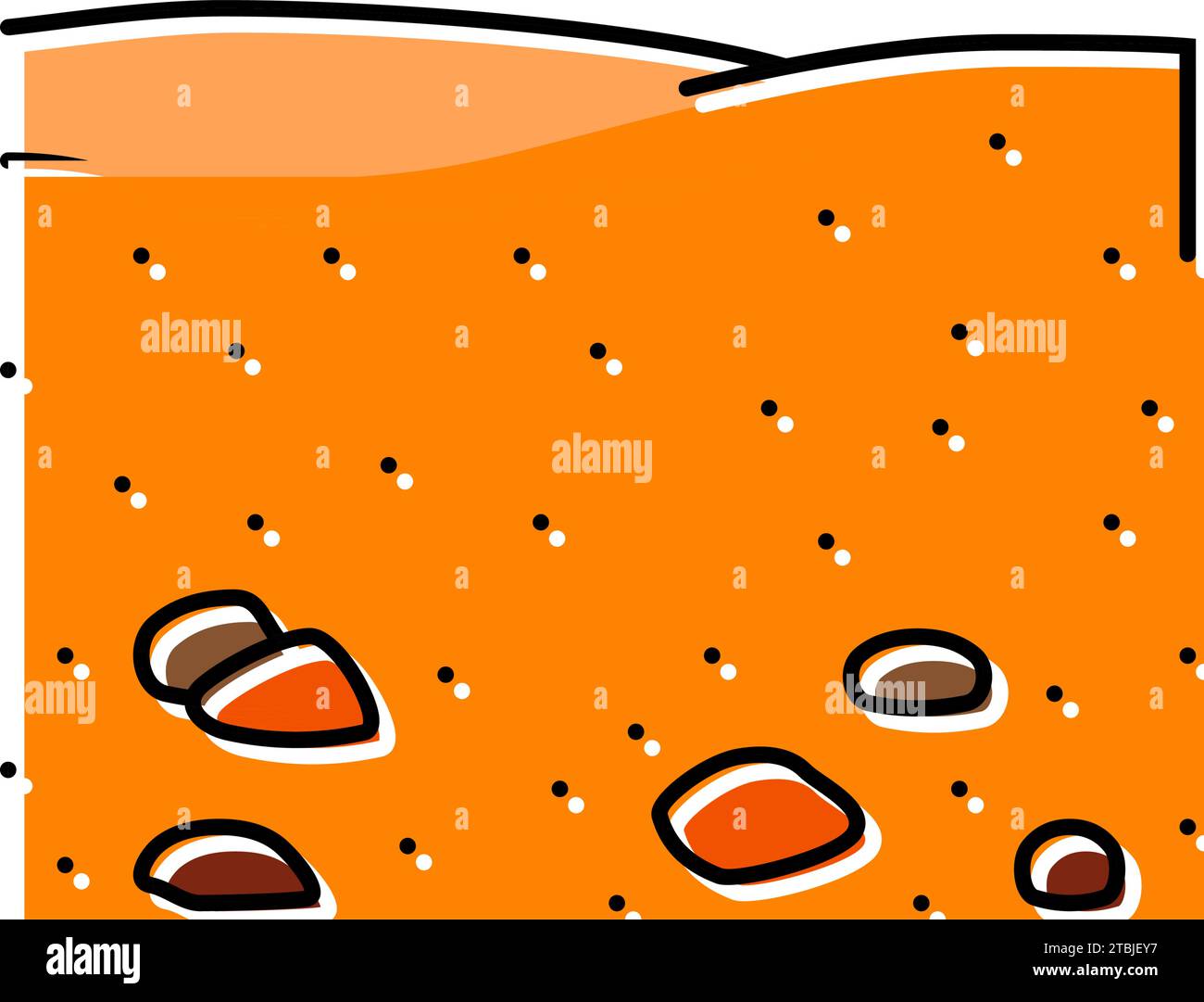 martian landscape mars planet color icon vector illustration Stock ...