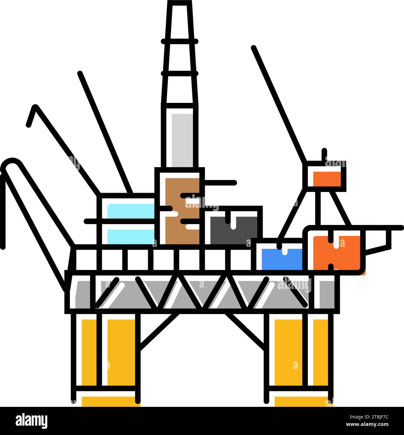 Offshore rig worker Cut Out Stock Images & Pictures - Alamy