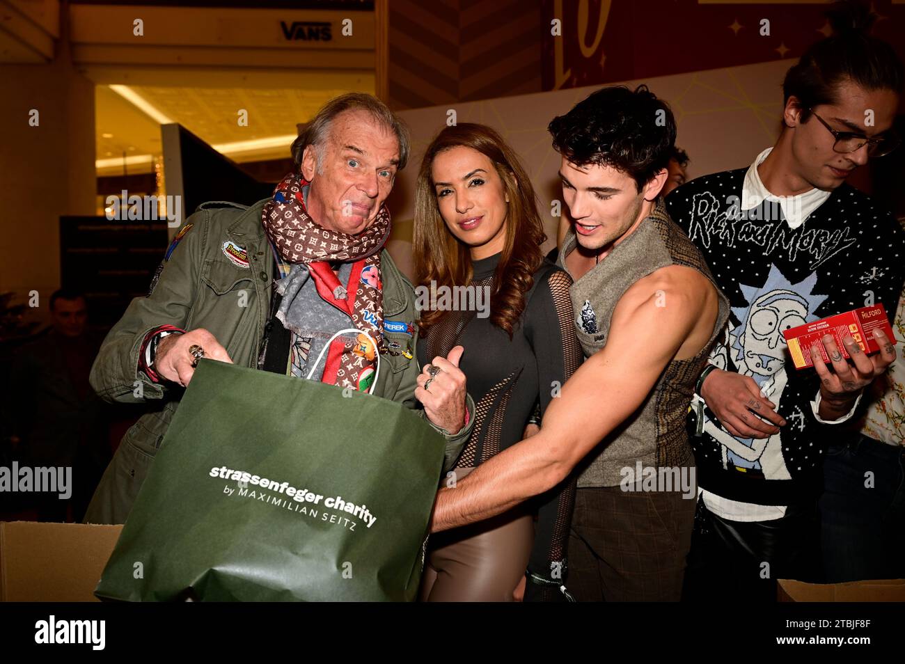 Wolfgang Fierek, Jihane Marczak und Peter Mairhofer bei der ...