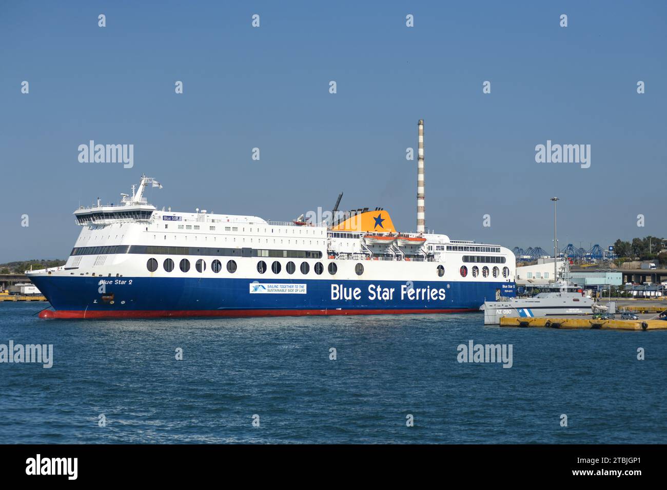 Blue star ferries hi-res stock photography and images - Alamy