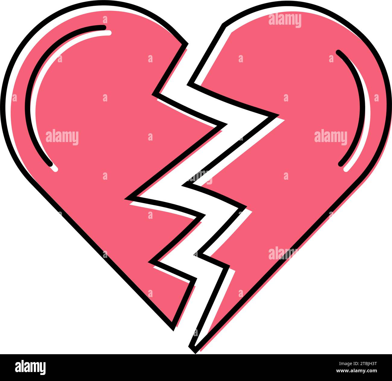 broken heart sad mood color icon vector illustration Stock Vector Image ... broken heart sad mood color icon vector illustration Stock Vector Image ...