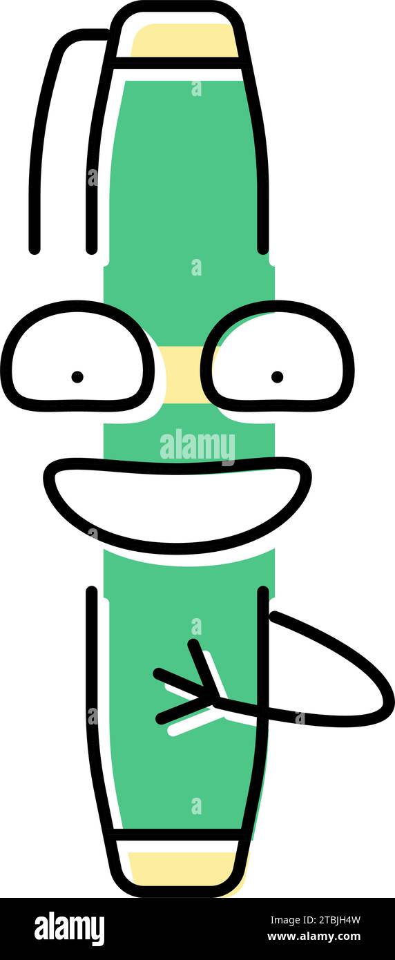 Notebook stationery character line Cut Out Stock Images & Pictures - Alamy