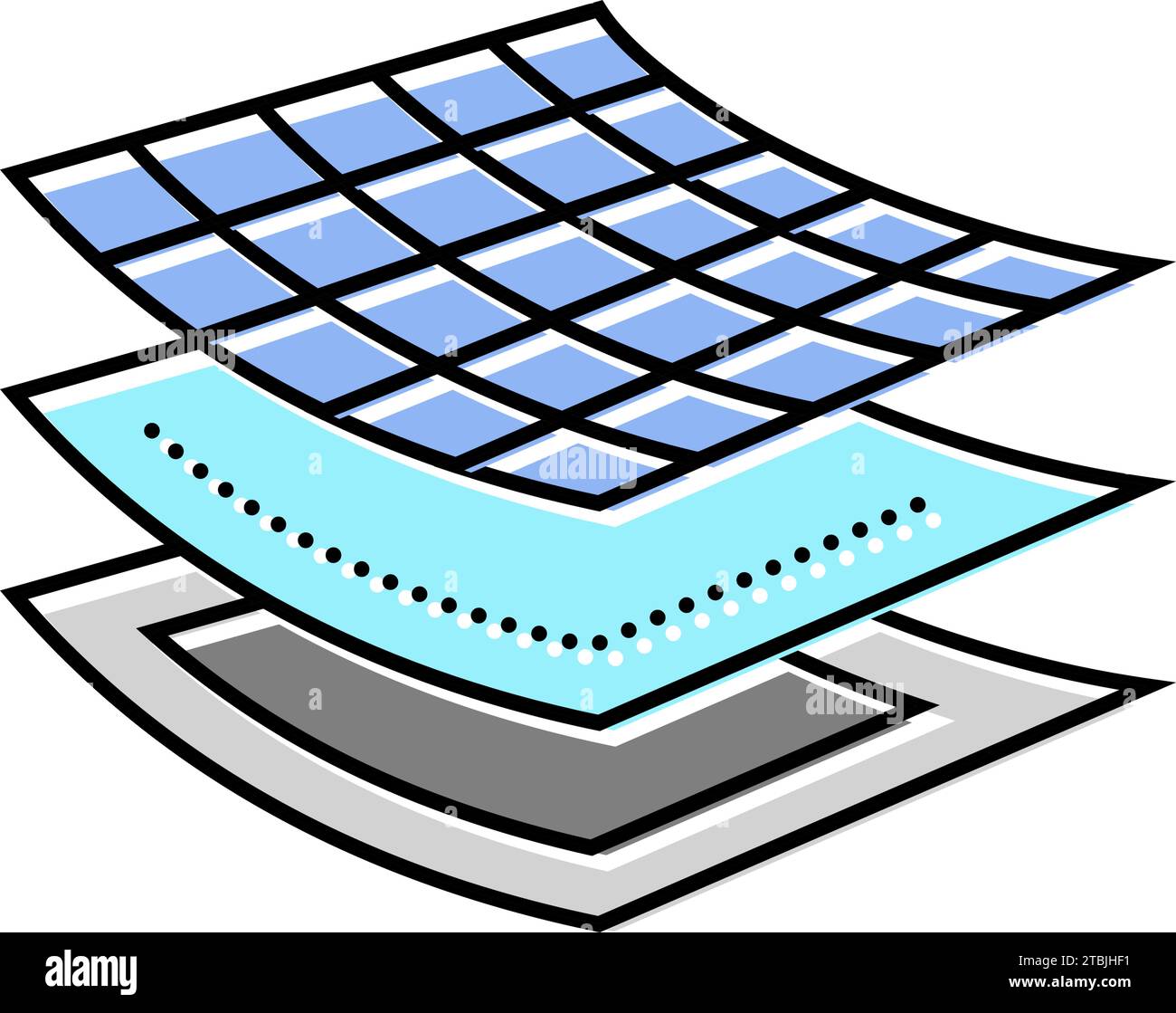 composite material aeronautical engineer color icon vector illustration ...