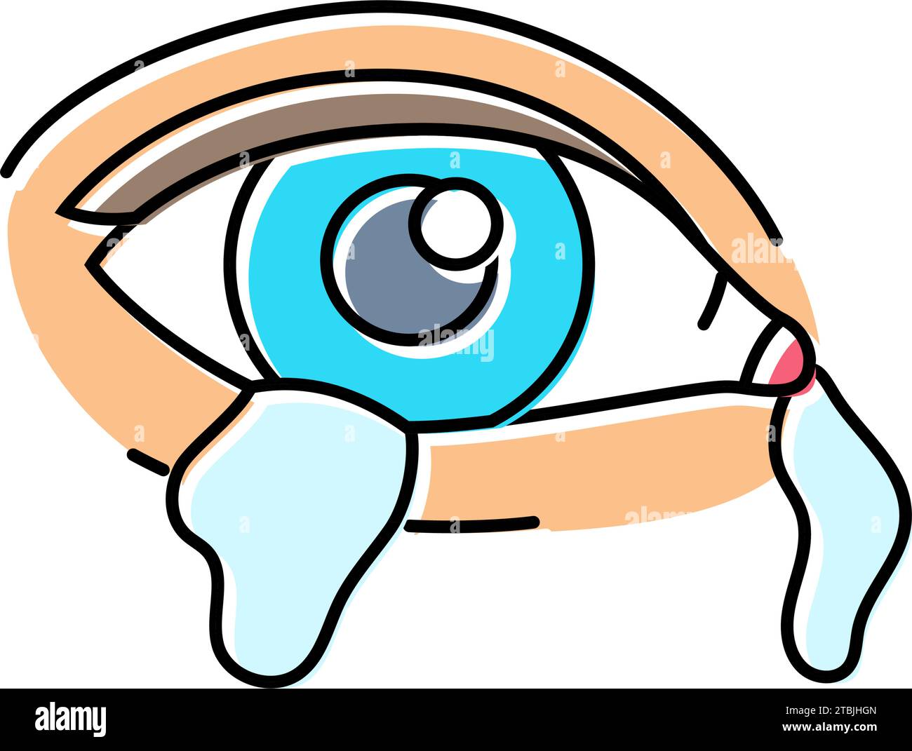crying tears sad mood color icon vector illustration Stock Vector Image ... crying tears sad mood color icon vector illustration Stock Vector Image ...