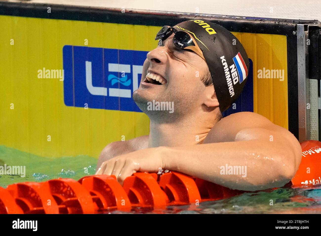 Gold medal winner Arno Kamminga of The Netherlands celebrates after Men ...