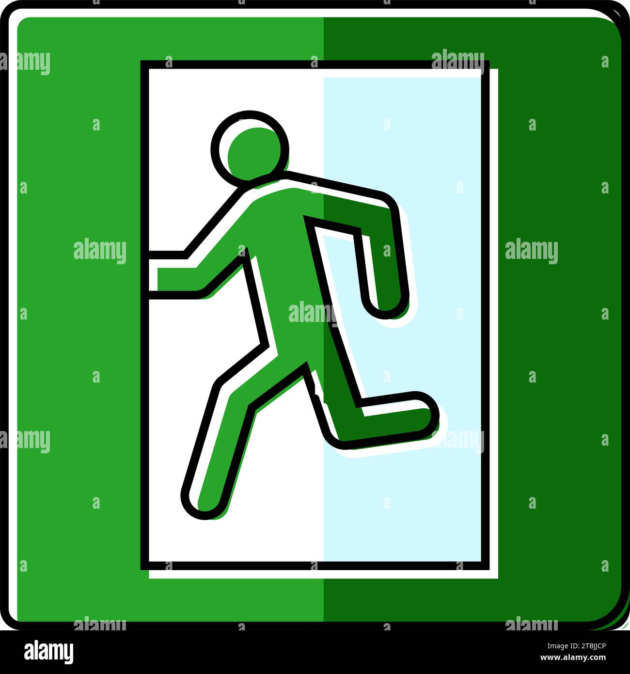 safety plan emergency color icon vector illustration Stock Vector Image ...