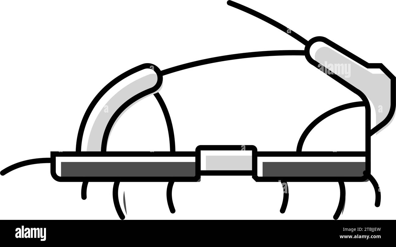 crampons mountaineering adventure color icon vector illustration Stock ...