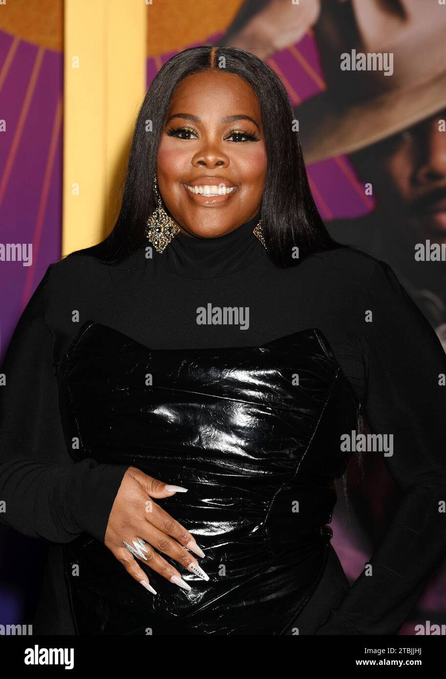 LOS ANGELES, CALIFORNIA - DECEMBER 06: Amber Riley attends the World ...
