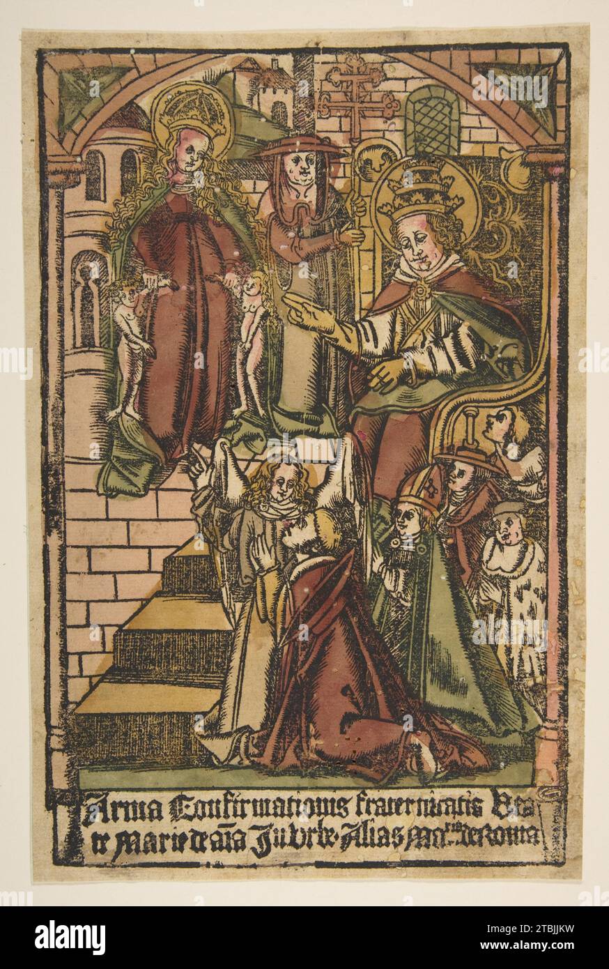 Santa Maria dell'Anima 1931 by Anonymous, German, 15th century Stock ...