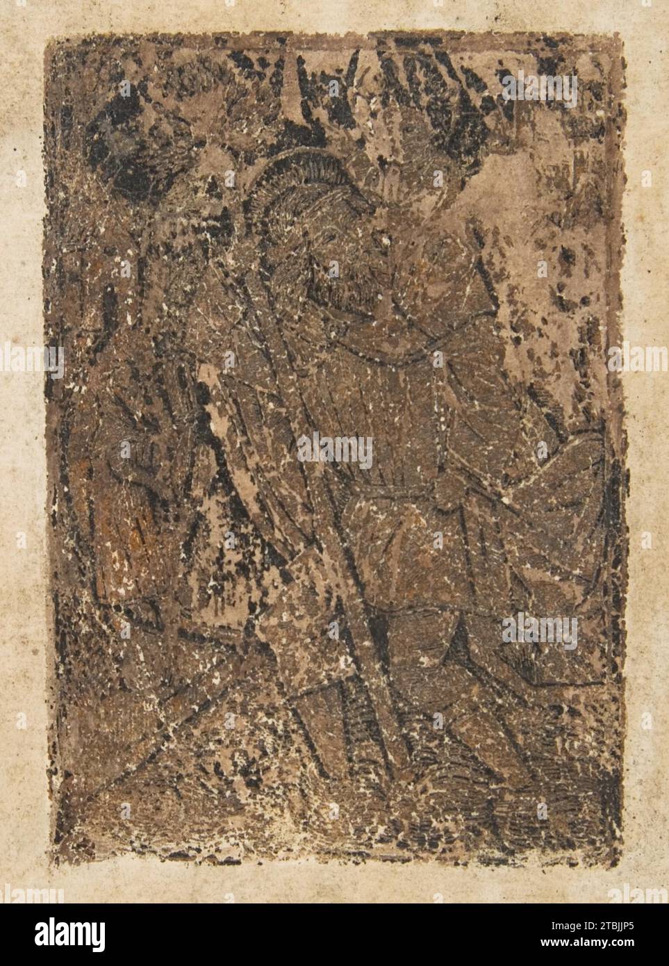 St. Christopher 1931 by Anonymous, German, 15th century Stock Photo - Alamy