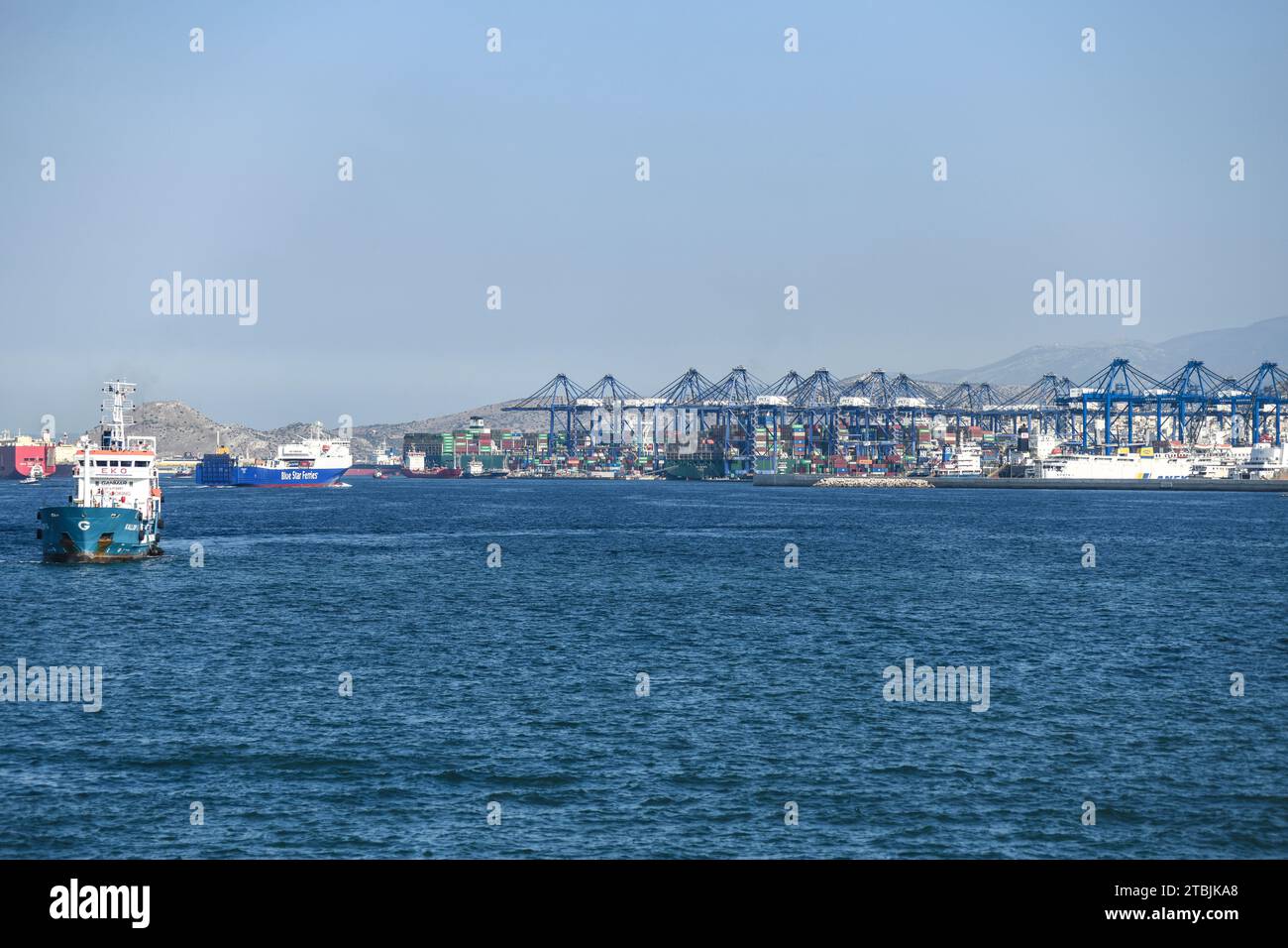 Port of Piraeus, Athens, Greece Stock Photo - Alamy