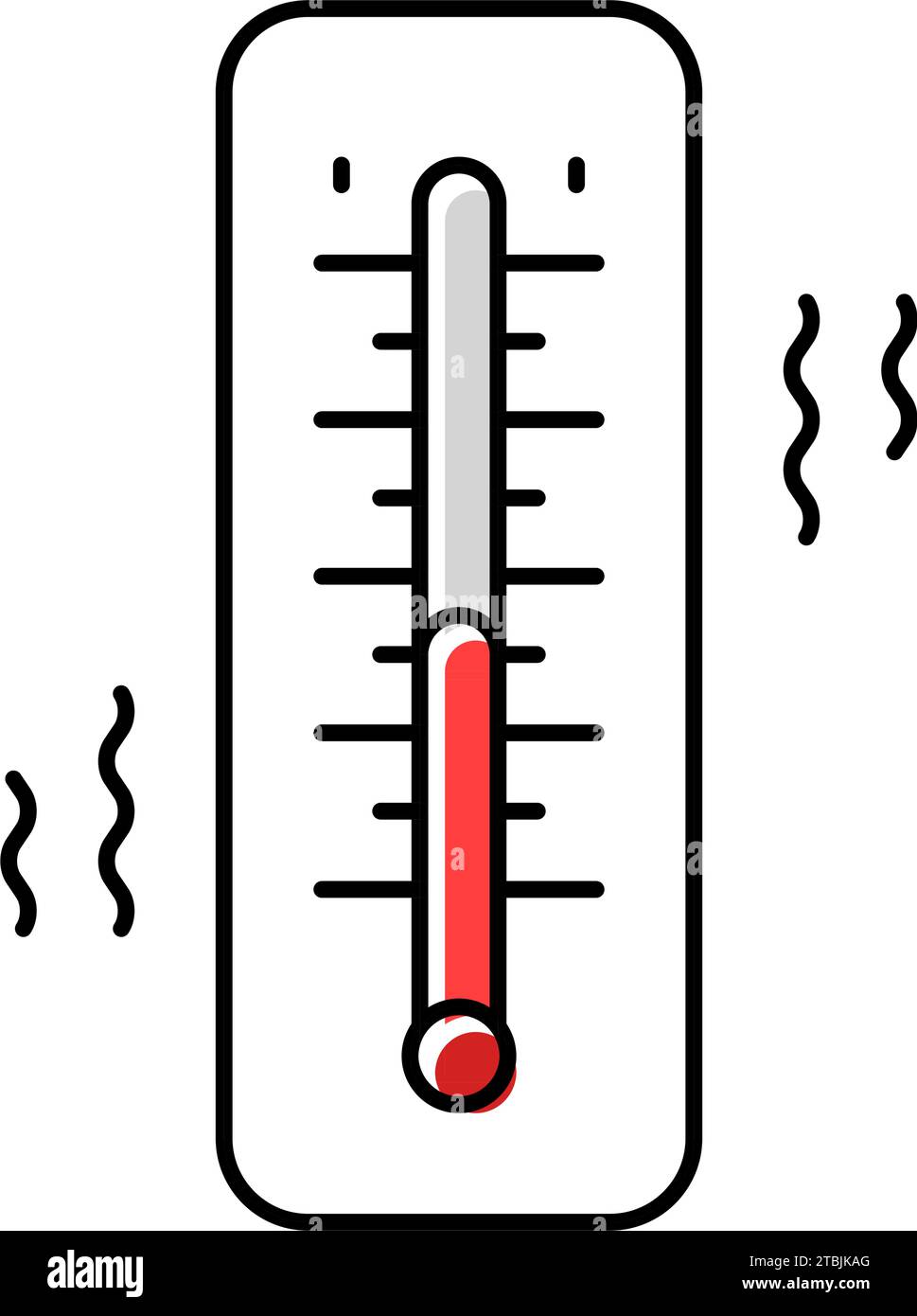 thermometer color icon vector illustration Stock Vector Image & Art - Alamy