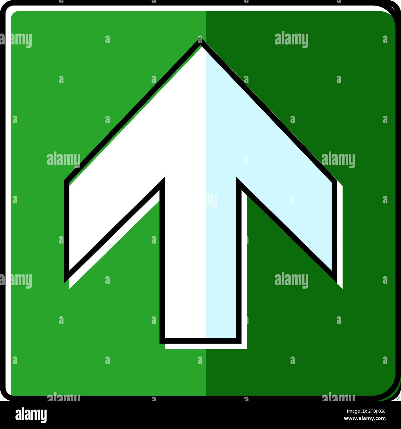 white right left arrow emergency color icon vector illustration Stock ...