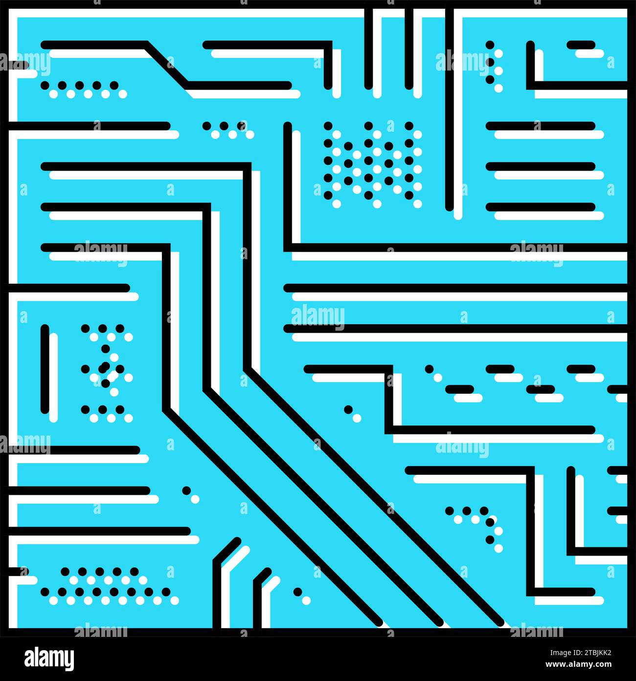 circuit board electrical engineer color icon vector illustration Stock ...