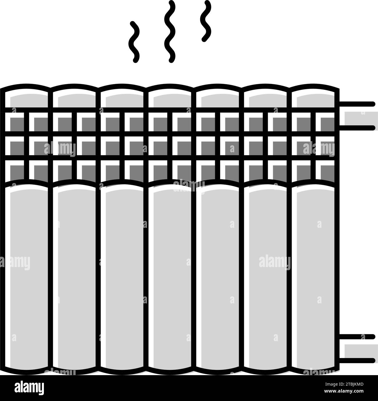 radiator color icon vector illustration Stock Vector Image & Art - Alamy