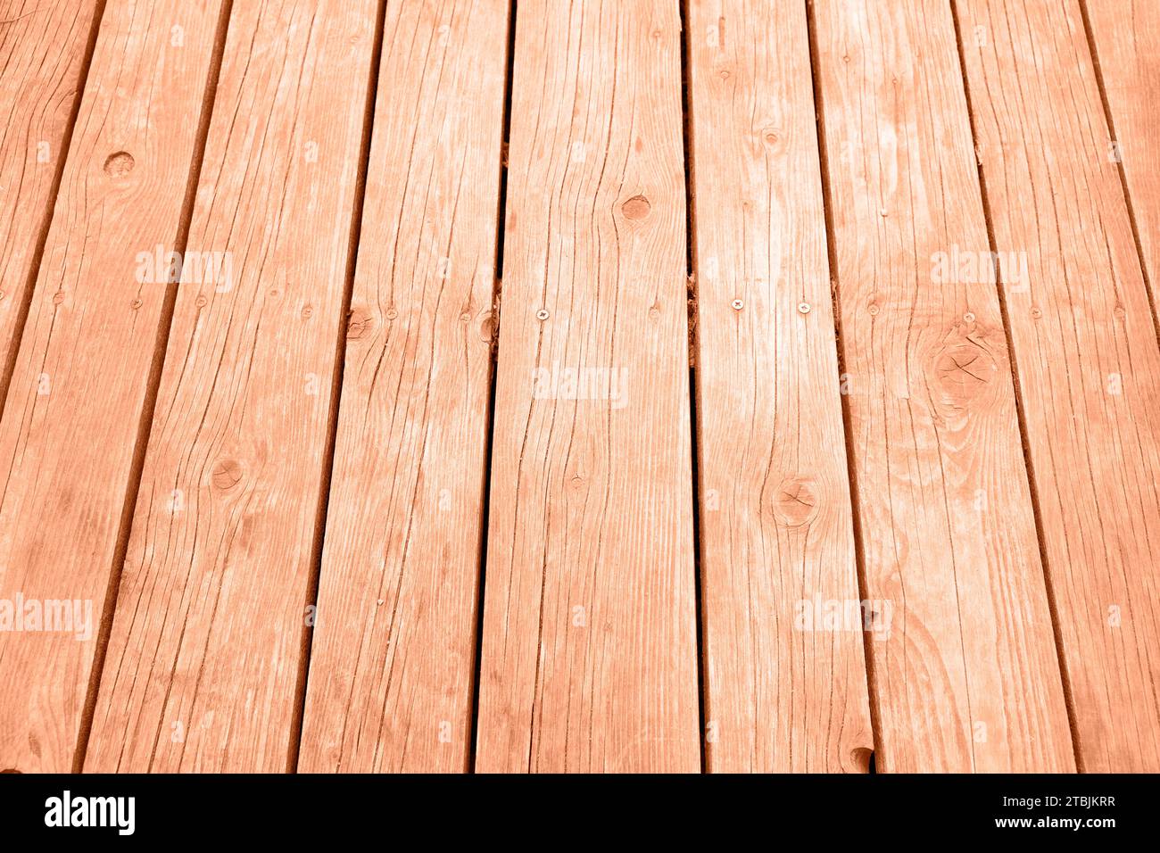 Light wood plank background. Perspective view of hardwood pattern peach ...
