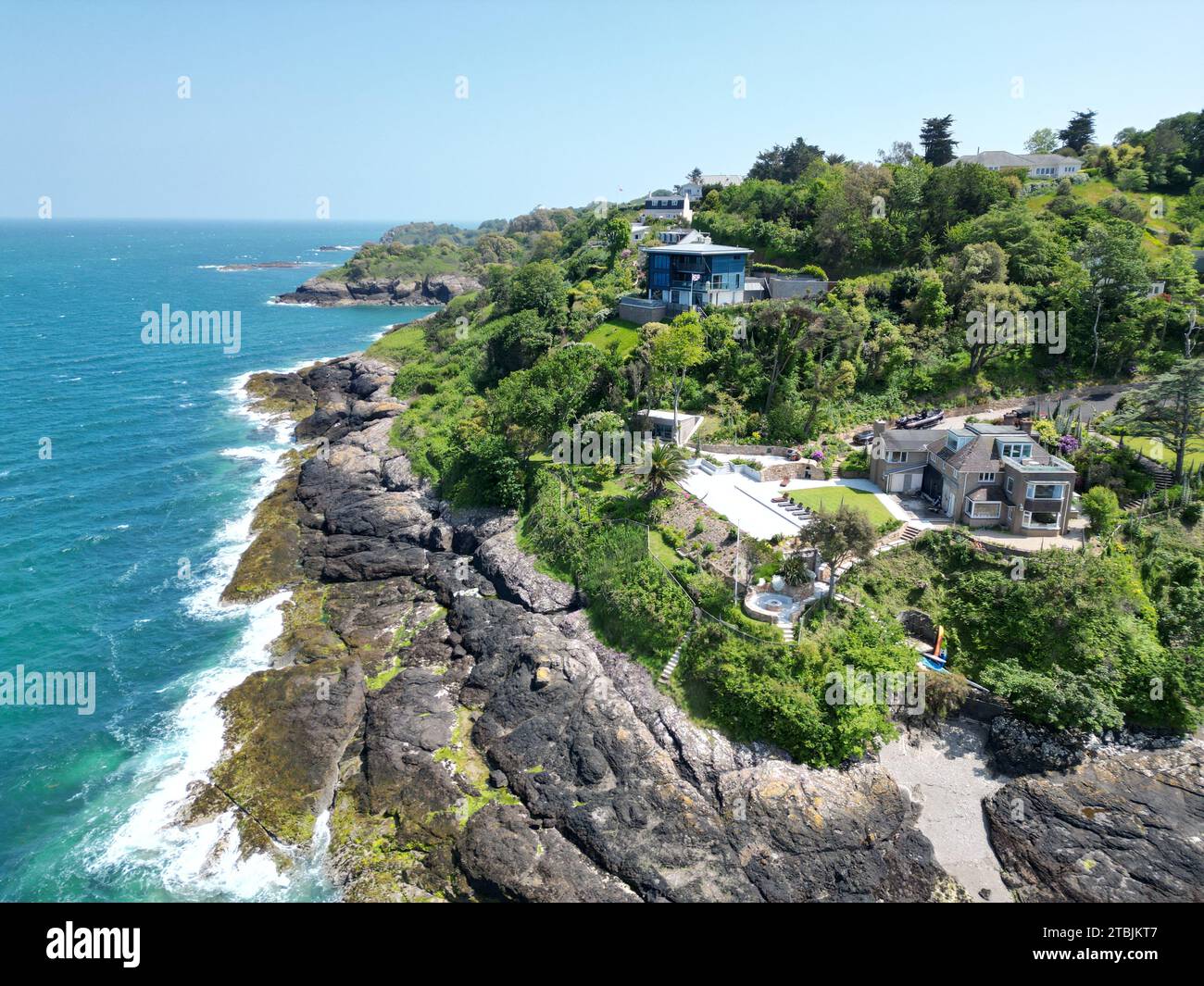 Jersey channel islands aerial hi-res stock photography and images - Alamy