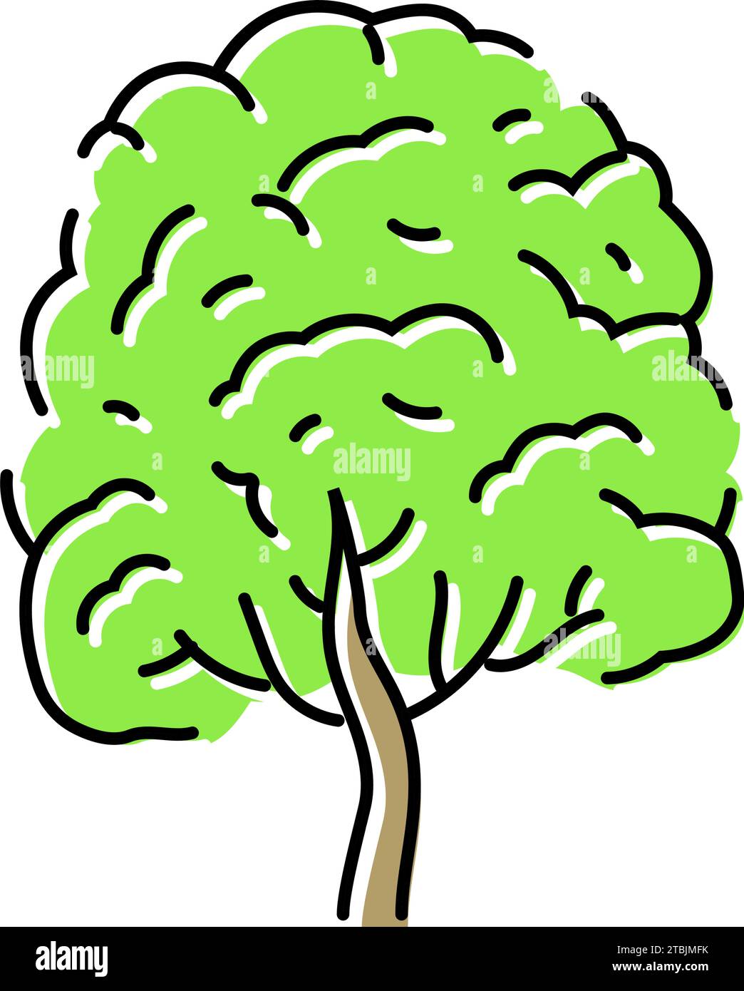 Aerial forest brazil Stock Vector Images - Alamy