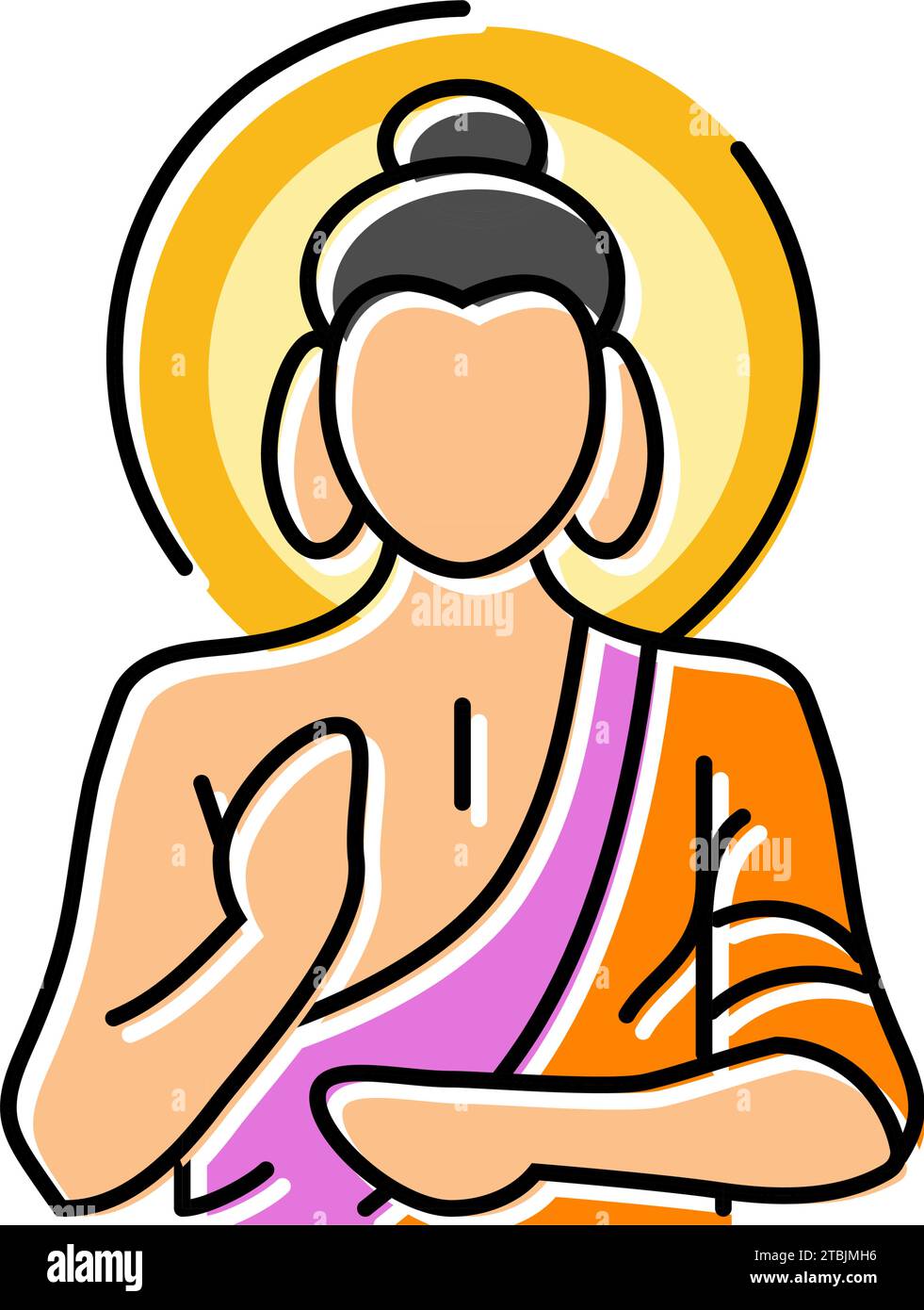 buddha god indian color icon vector illustration Stock Vector Image ... buddha god indian color icon vector illustration Stock Vector Image ...