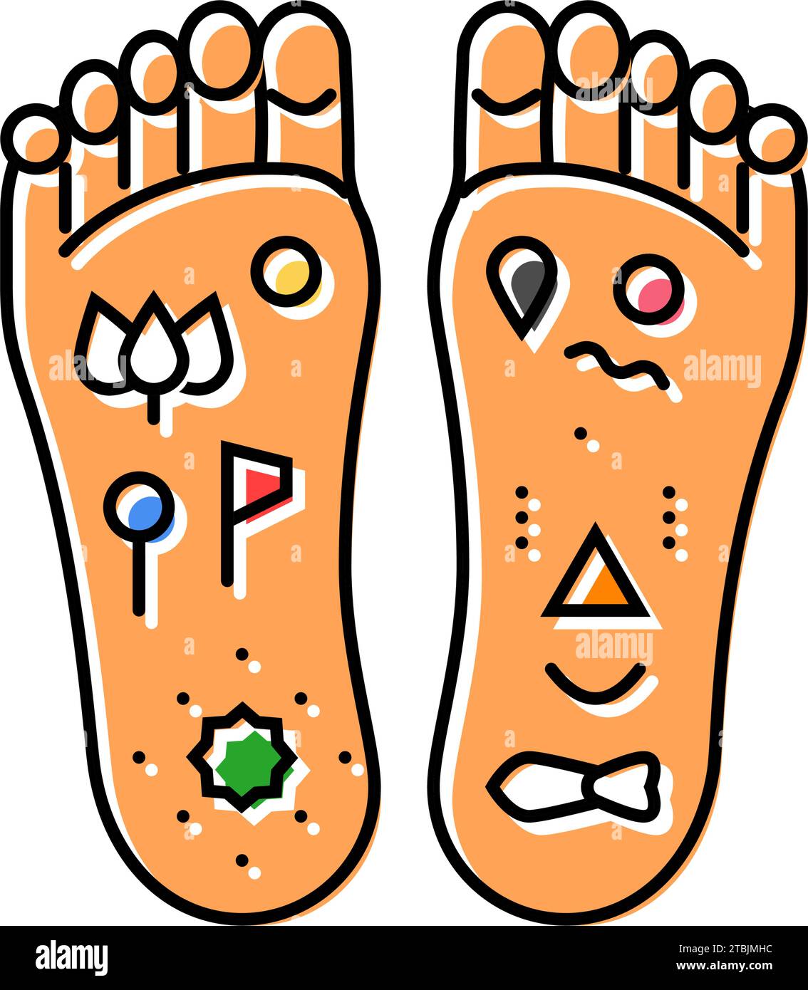 Elephant feet illustration hi-res stock photography and images - Alamy