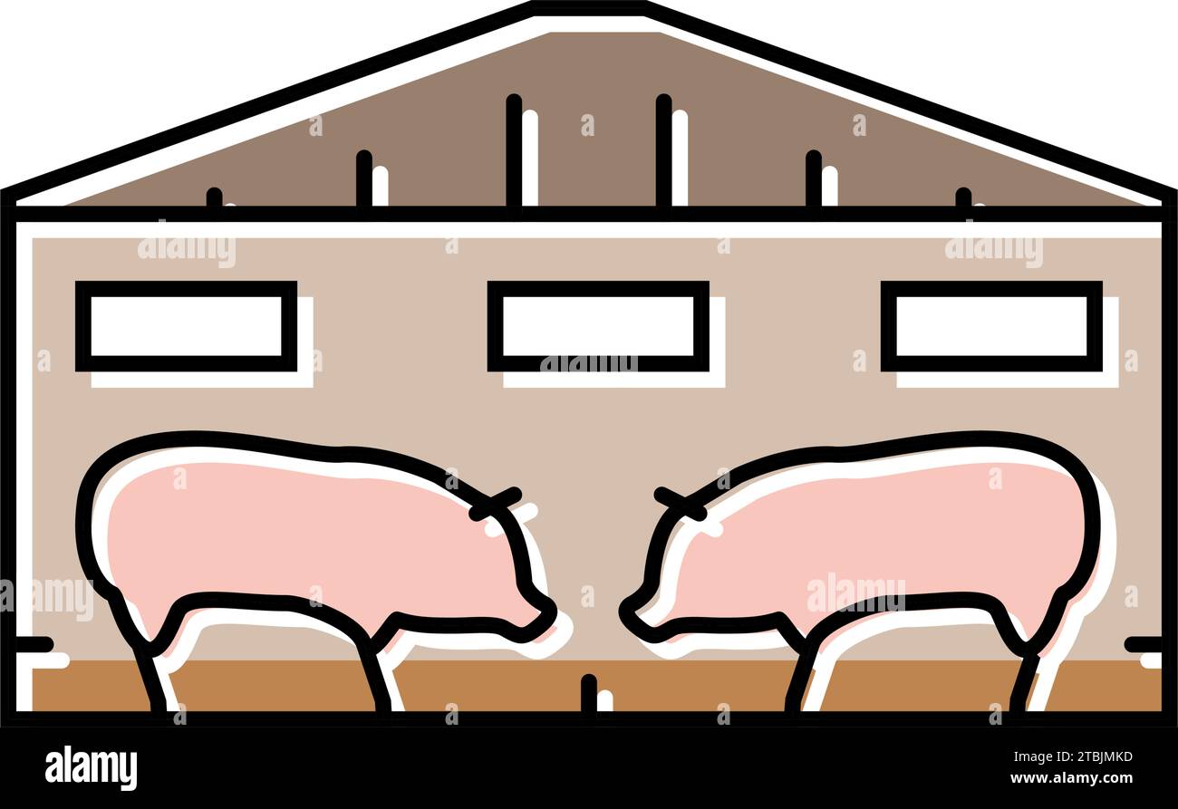 Pigsty Stock Vector Images - Alamy