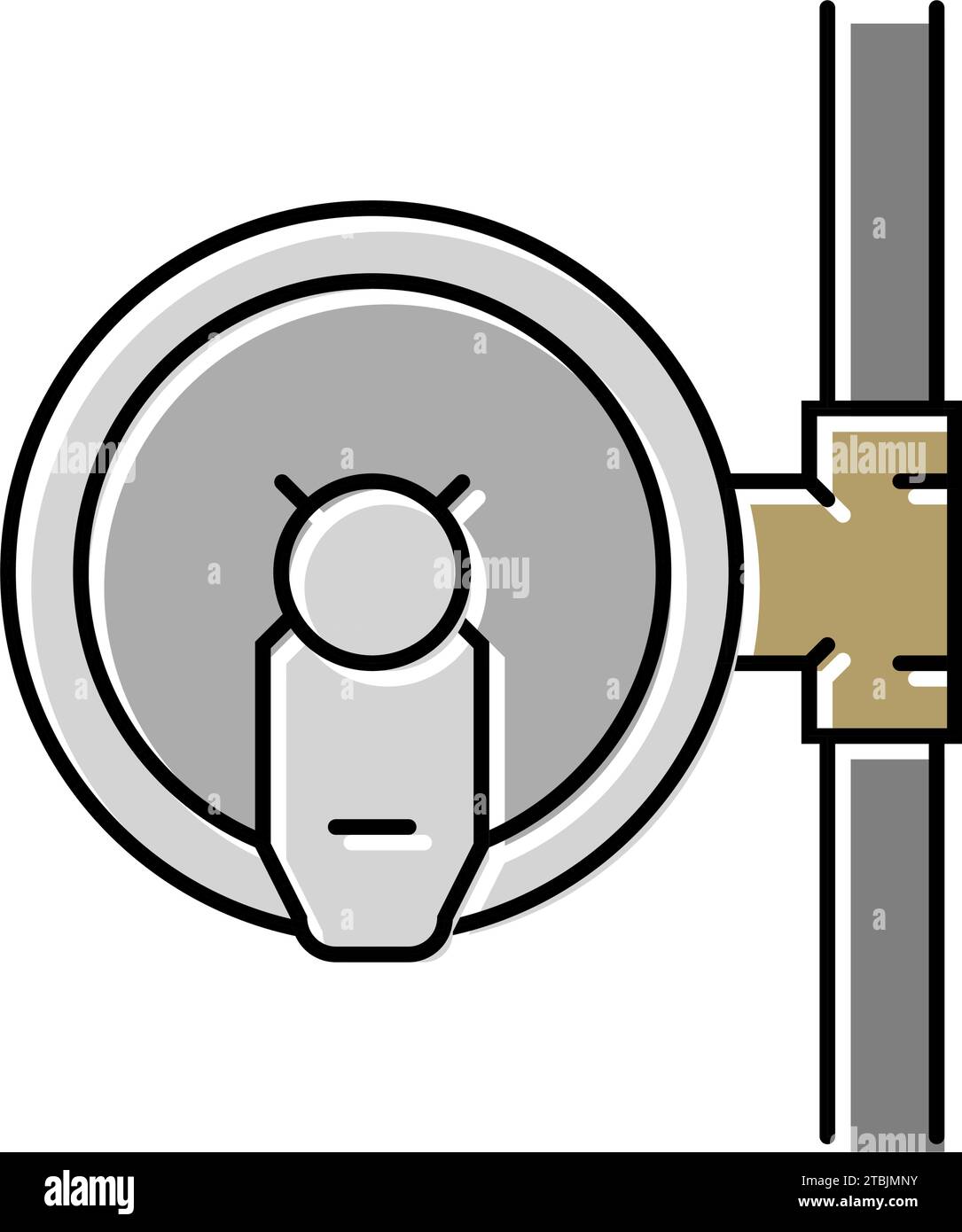 regulator gas service color icon vector illustration Stock Vector Image ...