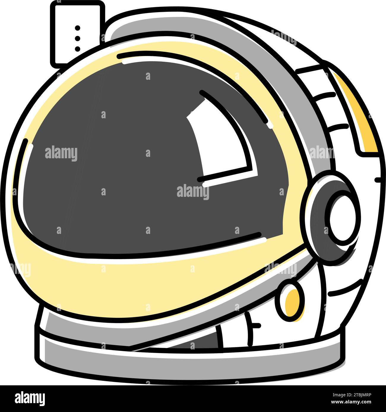astronaut helmet hat cap color icon vector illustration Stock Vector ...