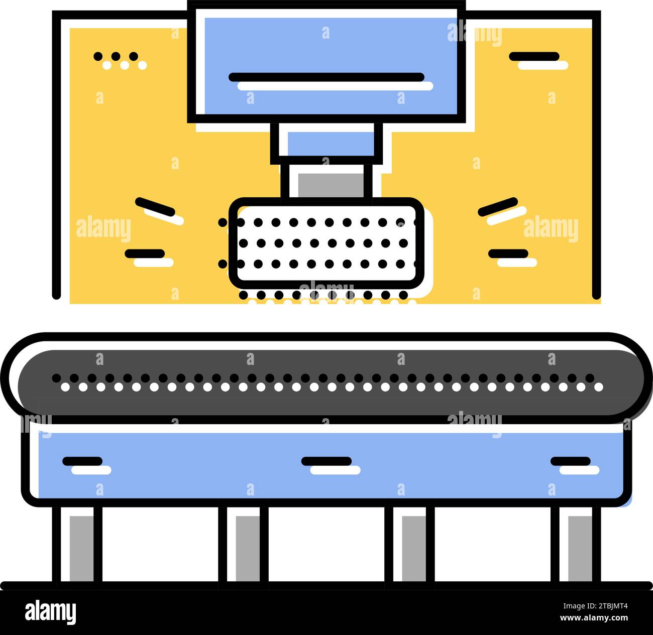 surface finishing manufacturing engineer color icon vector illustration ...