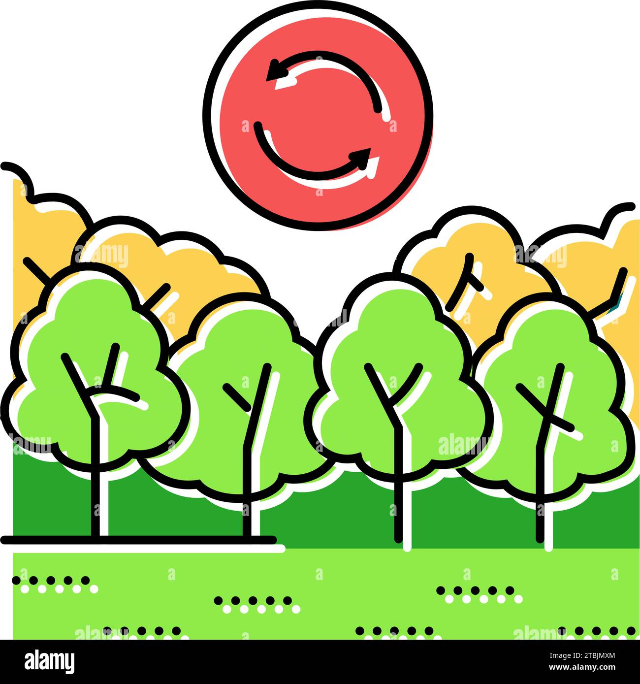 Ecosystem restoration Stock Vector Images - Alamy