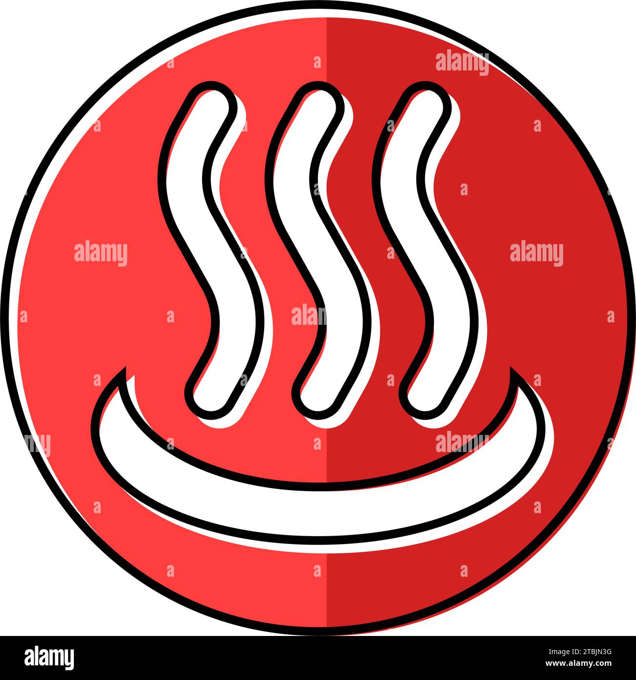 heat symbol color icon vector illustration Stock Vector Image & Art - Alamy