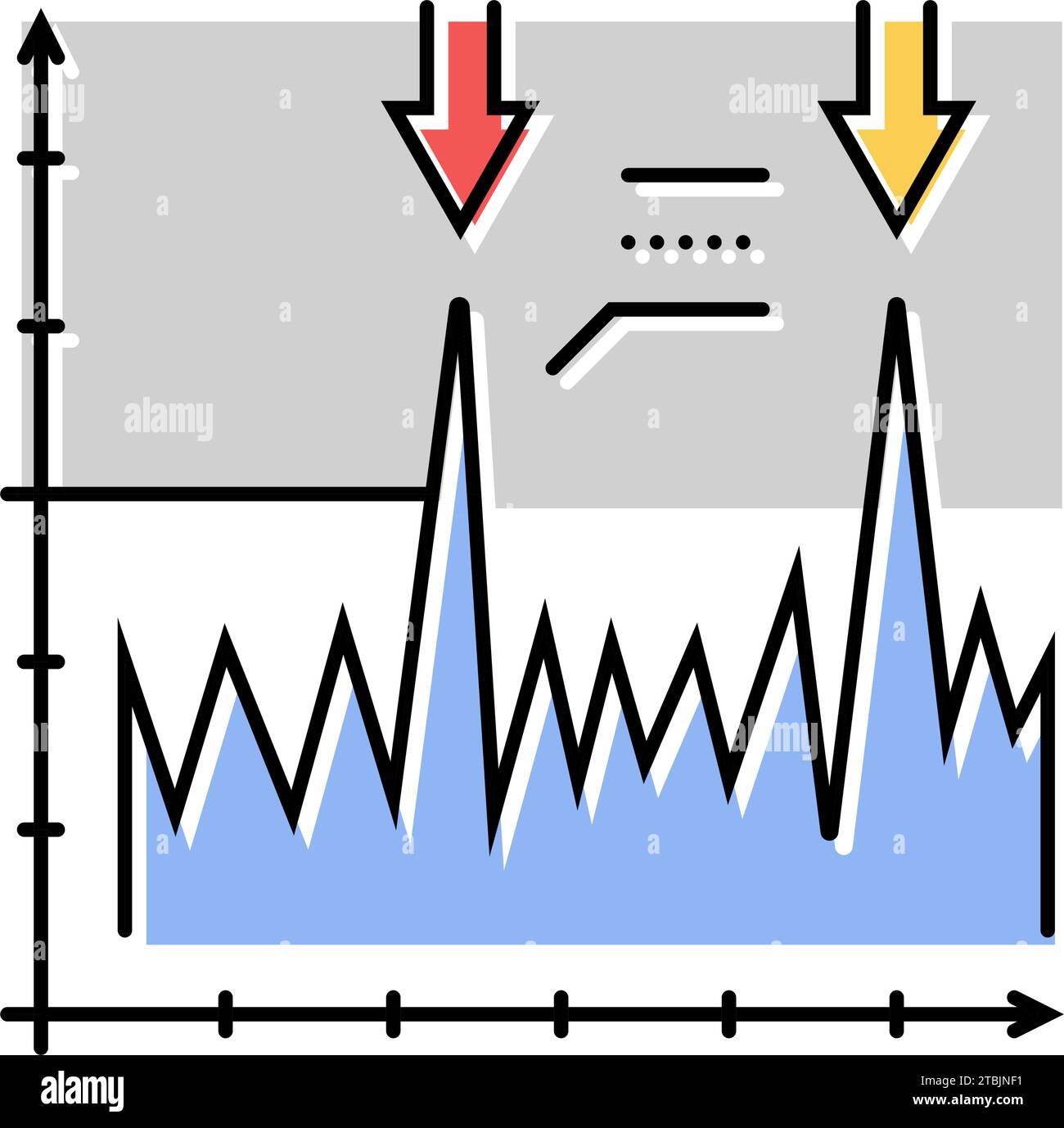 vibration analysis mechanical engineer color icon vector illustration ...