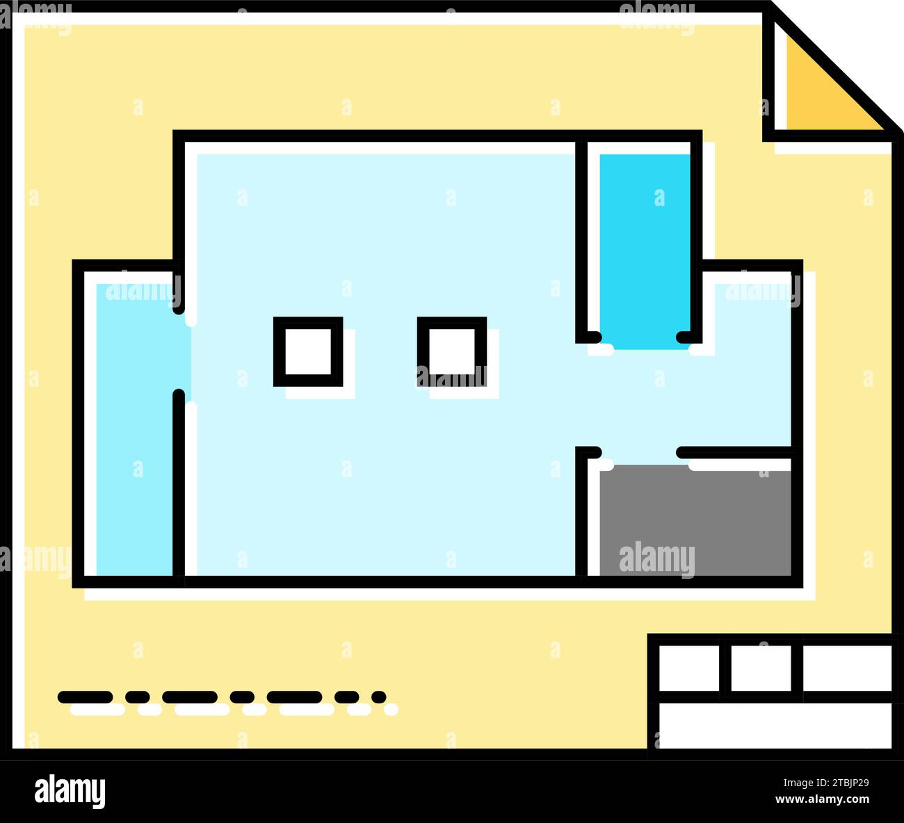 Man floor plans Stock Vector Images - Alamy