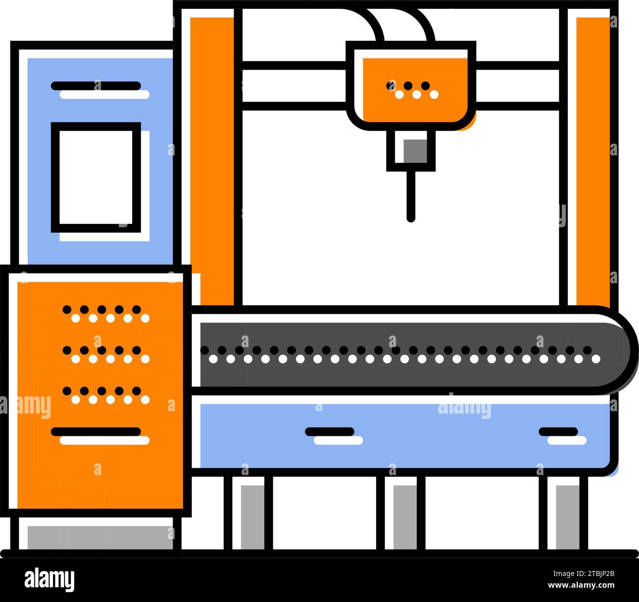 Cnc control system Stock Vector Images - Alamy