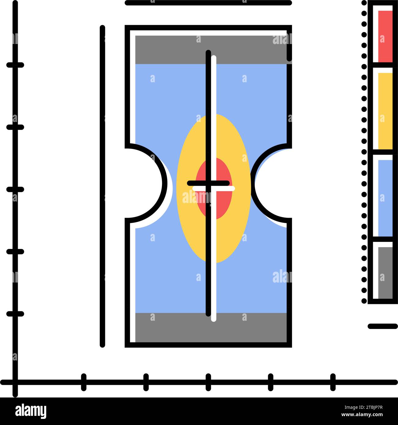 finite element analysis mechanical engineer color icon vector ... finite element analysis mechanical engineer color icon vector ...