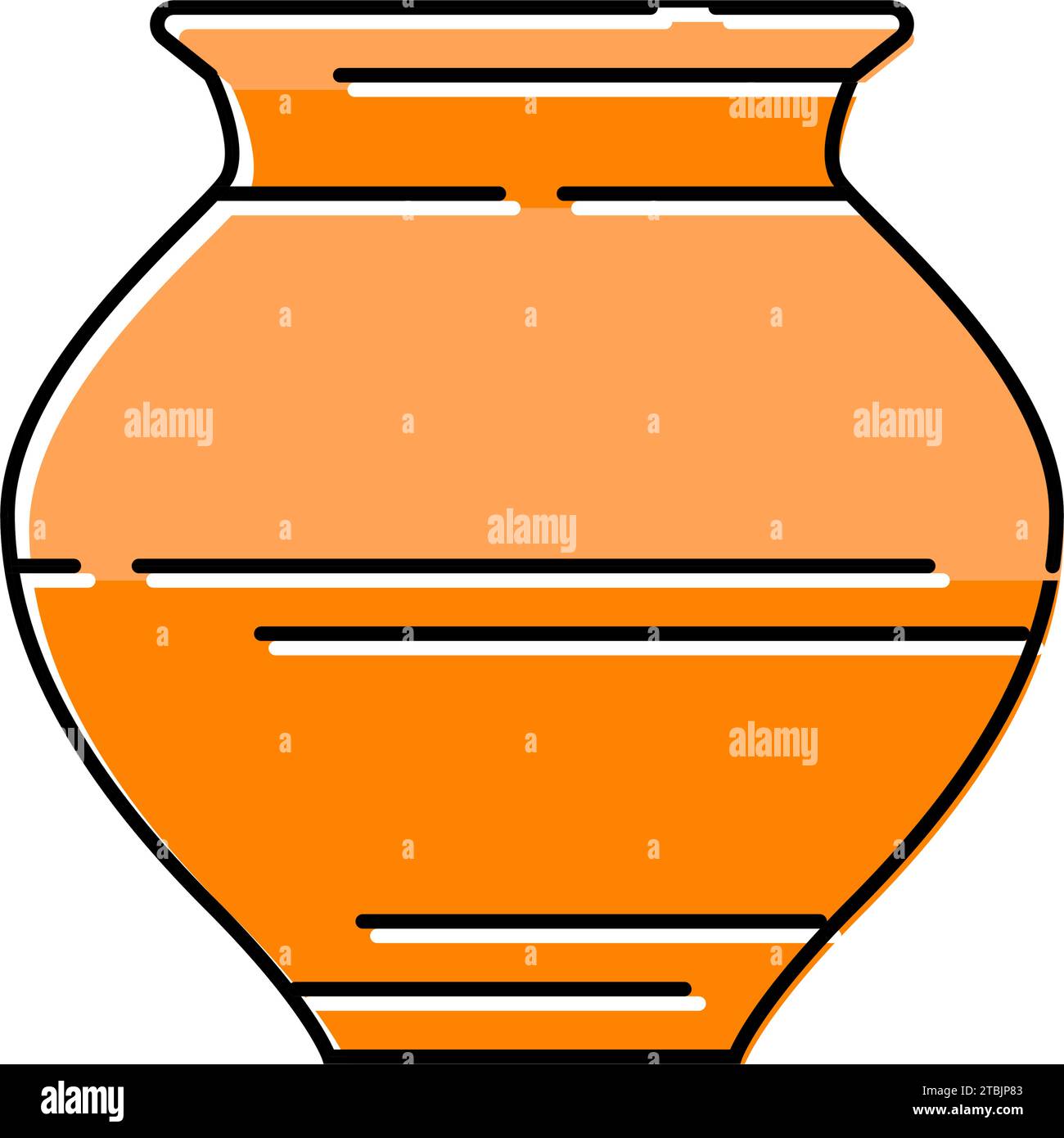 kalash water pot hinduism color icon vector illustration Stock Vector ...