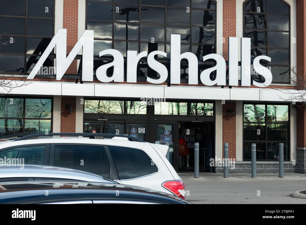 Toronto, ON, Canada - August 30, 2023: View at the sign of Marshalls ...