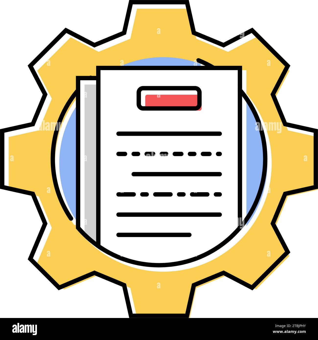 Factory worker writing Stock Vector Images - Alamy