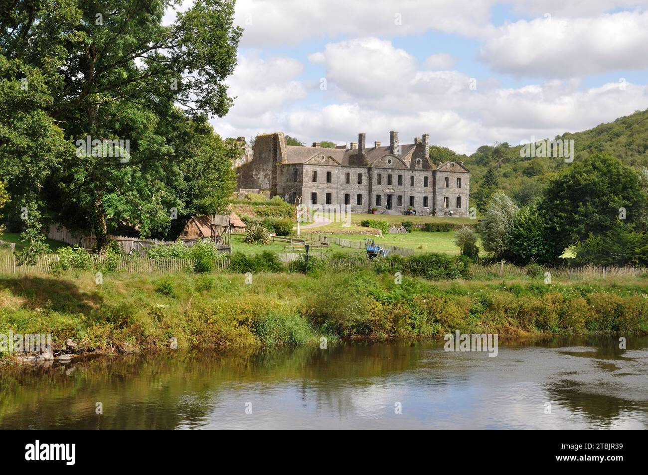 "Bon repos" abbay in Brittany Stock Photo - Alamy