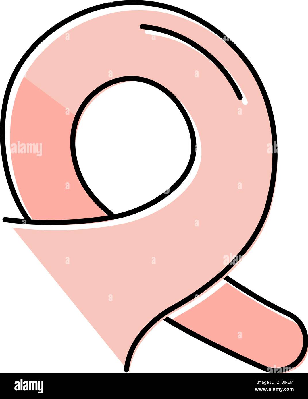Curly pig tail Stock Vector Images - Alamy