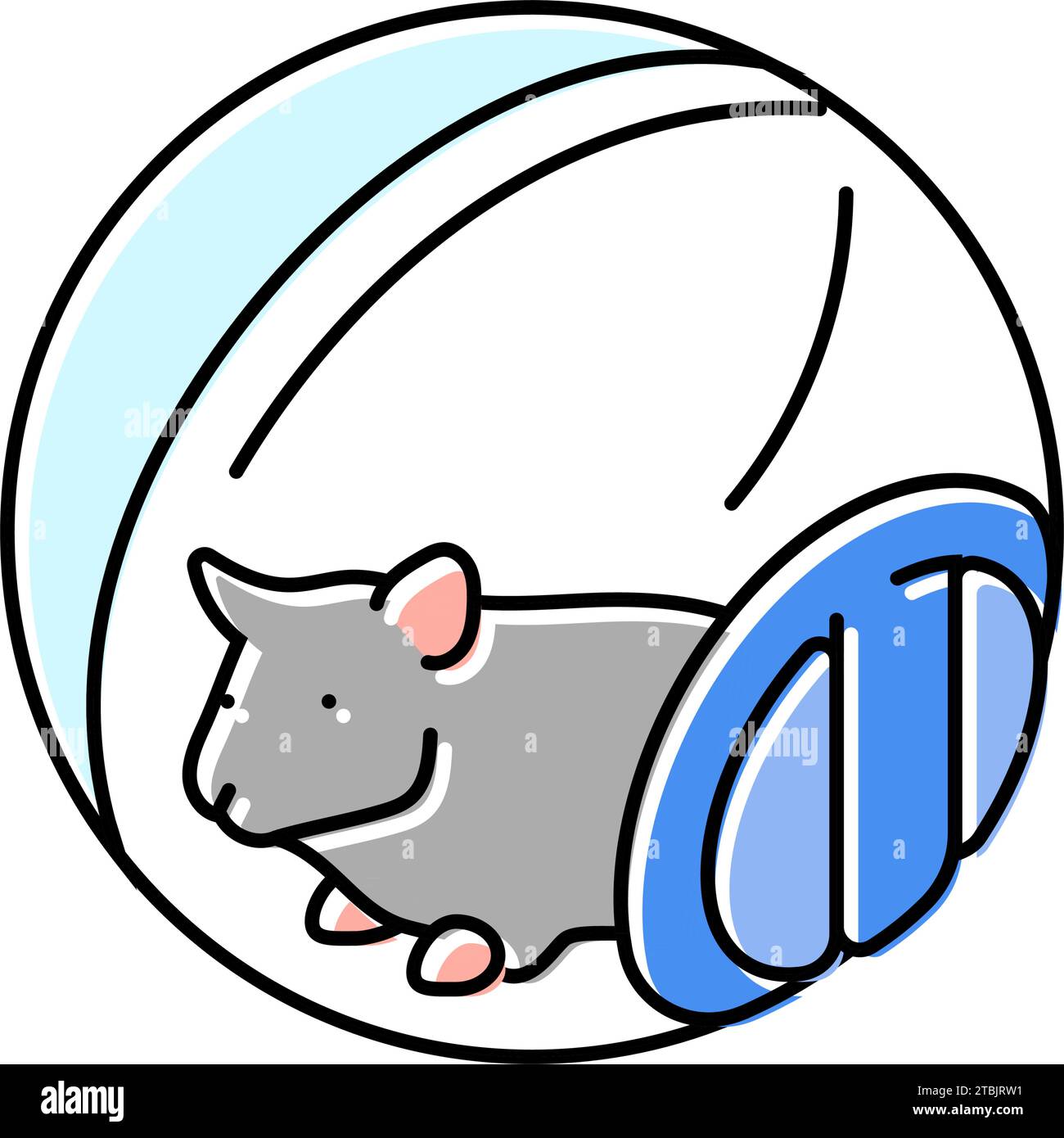 Hamster ball Stock Vector Images - Alamy