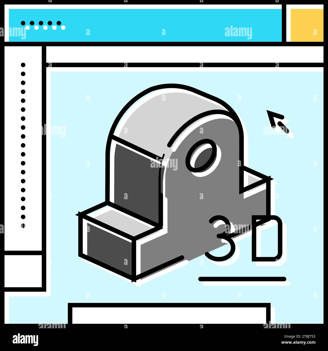 3d Modeling Architectural Drafter Color Icon Vector Illustration Stock Vector Image And Art Alamy