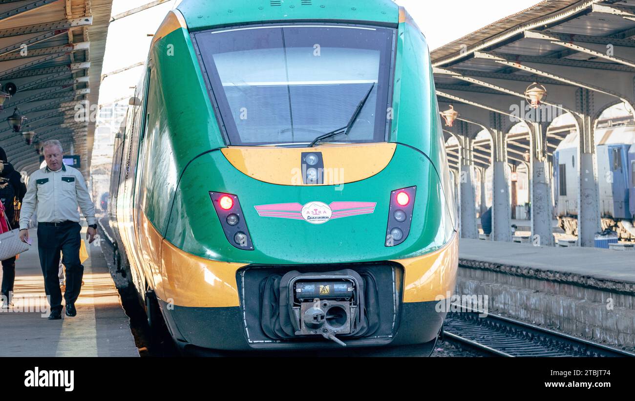 Romanian train departure hi-res stock photography and images - Alamy